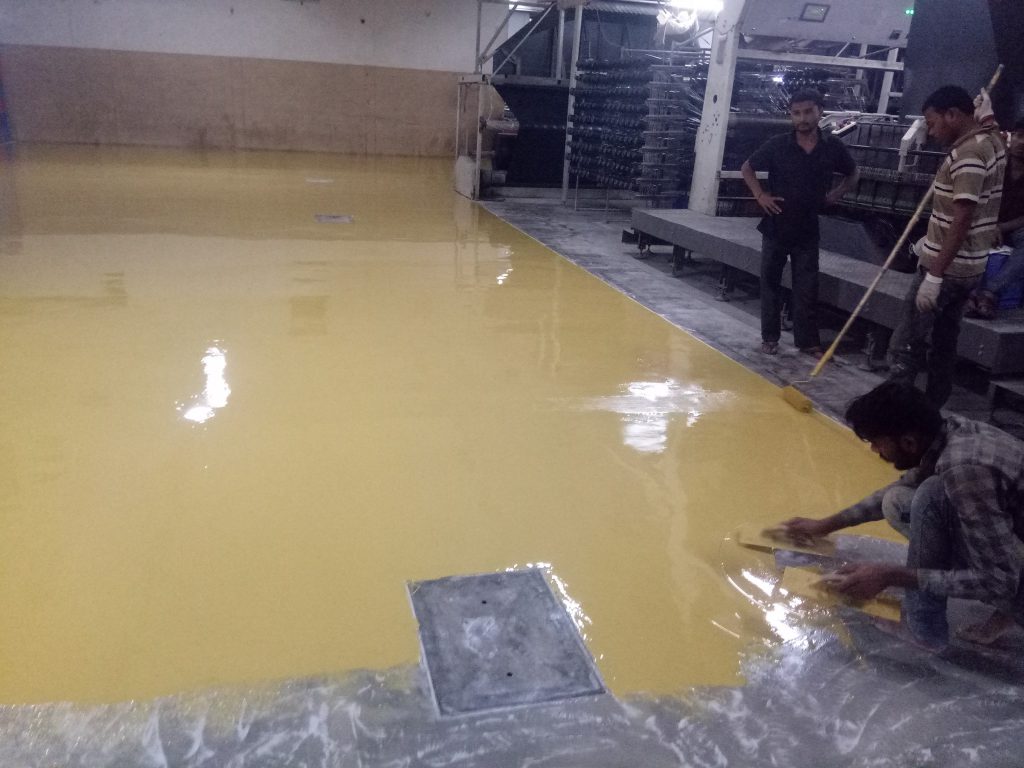Anti-slip epoxy floor coating services - Y S Constrotech